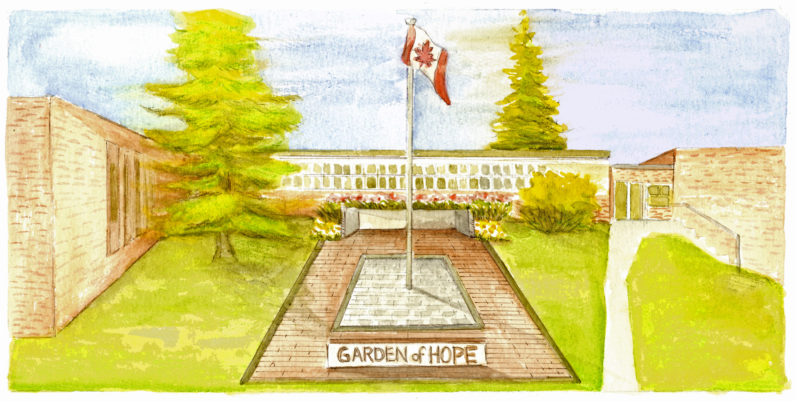 ENSS Garden of Hope – Outdoor space dedicated to hope